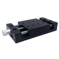 China 40mm / 80mm Travel X Axis Displacment Stage , Manual Linear Stage , Sliding Table for sale