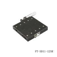 China Single Shaft Manual Linear Stage Left And Right 125mm×125mm Platform for sale