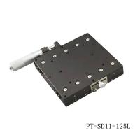 China Single Shaft Manual Linear Stage Left And Right 125mm×125mm Platform for sale
