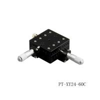 China XY Axis Manual Linear Stage, Manual Displacement Station PT - XY24 - 60 for sale