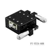China XY Axis Manual Linear Stage, Manual Displacement Station PT - XY24 - 60 for sale