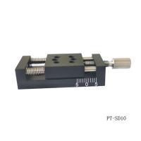 China X Axis 35mm / 65mm / 95mm Travel Manual Linear Stage , Optical Sliding Table for sale