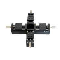 China X Axis 35mm / 65mm / 95mm Travel Manual Linear Stage , Optical Sliding Table for sale