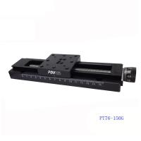 China 75/150mm Travel Manual Linear Stage X Axis Dovetail Guide for sale