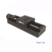China 75/150mm Travel Manual Linear Stage X Axis Dovetail Guide for sale