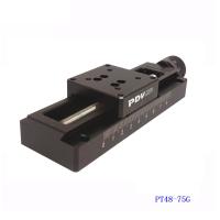 China 75/150mm Travel Manual Linear Stage X Axis Dovetail Guide for sale