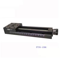 China 75/150mm Travel Manual Linear Stage X Axis Dovetail Guide for sale
