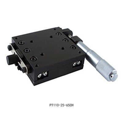 China Manual Displacement X Axis Rack And Pinion Table With Micrometer Head for sale