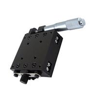 China Manual Displacement X Axis Rack And Pinion Table With Micrometer Head for sale