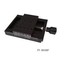 China Optical Displacement Manual Linear Stage 100x60mm Platform for sale