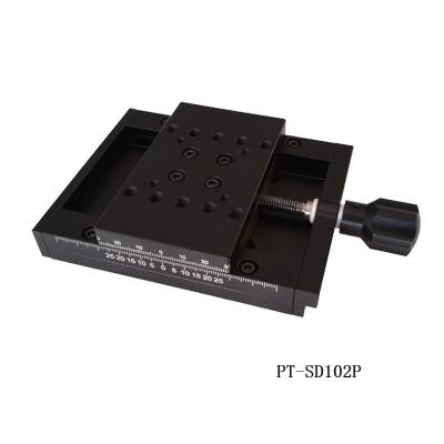 China Optical Displacement Manual Linear Stage 100x60mm Platform for sale