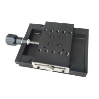 China Optical Displacement Manual Linear Stage 100x60mm Platform for sale