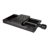 China Optical Displacement Manual Linear Stage 100x60mm Platform for sale