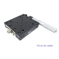China Aluminum Alloy Optical Sliding Manual Linear Stage Crossed Roller Bearing for sale