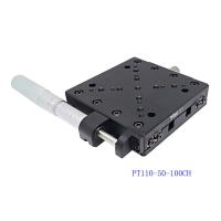 China Aluminum Alloy Optical Sliding Manual Linear Stage Crossed Roller Bearing for sale