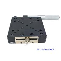 China Aluminum Alloy Optical Sliding Manual Linear Stage Crossed Roller Bearing for sale