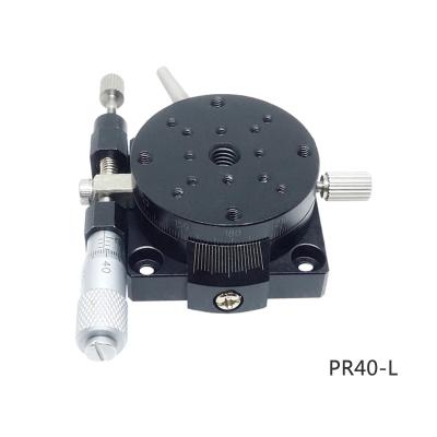 China High Precision Ultra Thin Manual Rotary Stage Micro Rotation Stage Diameter 38mm for sale