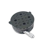 China Aluminum Alloy R Axis Optical Rotation Stage 82mm Diameter for sale