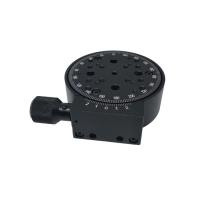 China R Axis Worm Gear Drive Miniature Manual Rotation Stage With Scale for sale