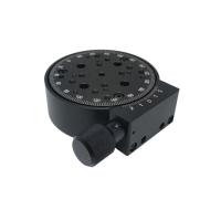 China R Axis Worm Gear Drive Miniature Manual Rotation Stage With Scale for sale