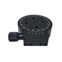 China R Axis Worm Gear Drive Miniature Manual Rotation Stage With Scale for sale