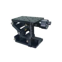China Manual Scissors Type Z Axis Linear Stage Height Adjustable for sale