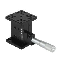 China 25mm Travel Manual Lab Jack Micrometer Head Large Bearing Capacity for sale