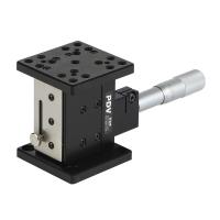 China 25mm Travel Manual Lab Jack Micrometer Head Large Bearing Capacity for sale