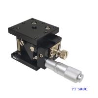 China 10mm Travel Z Axis Manual Scissor Lift Crossed Roller Bearing Differential Head for sale