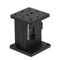 China 70mmx70mm Aluminum Alloy Manual Lab Jack Precise Positioning for sale