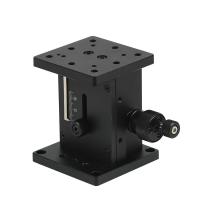 China 70mmx70mm Aluminum Alloy Manual Lab Jack Precise Positioning for sale