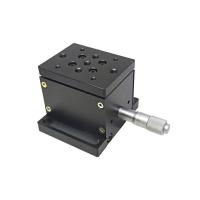 China Micrometer Head Z Axis Manual Scissor Lift Table 5mm Travel for sale