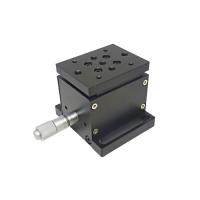 China Micrometer Head Z Axis Manual Scissor Lift Table 5mm Travel for sale