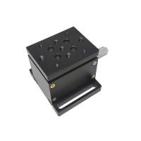China Micrometer Head Z Axis Manual Scissor Lift Table 5mm Travel for sale