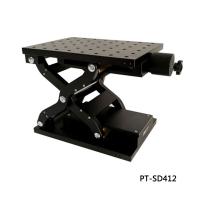 China 210mm×150mm Manual Lab Jack Heavy Duty Anodizing Blackening for sale