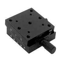 China Dovetail Optical Manual Goniometer Stage Swinging Sliding Table for sale