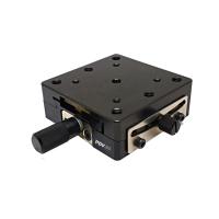 China Dovetail Optical Manual Goniometer Stage Swinging Sliding Table for sale