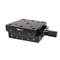 China Dovetail Optical Manual Goniometer Stage Swinging Sliding Table for sale