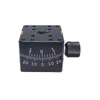 China Small Miniature Goniometer Table 25mm X 25mm With Worm Gear for sale