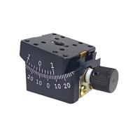 China Small Miniature Goniometer Table 25mm X 25mm With Worm Gear for sale