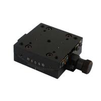 China 65mmx65mm Worm Gear Manual Goniometer Stage With Locking for sale