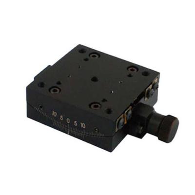 China 65mmx65mm Worm Gear Manual Goniometer Stage With Locking for sale
