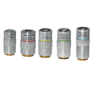 China 100mm Focal Length Achromatic Objective Lens Infinity Corrected Microscope Objective for sale