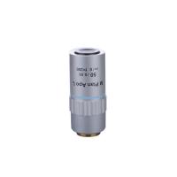 China Long Working Focus Achromatic Objective Lens 50X Microscope Objective Flat Field for sale