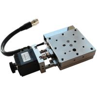 China DC 24V Stainless Steel Motorized Linear Stage Precision Sliding Table 10mm/Sec for sale