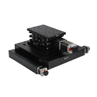 China High Precision Motorized Linear Stage XY Double Axis Slide Z Axis Lift Platform for sale