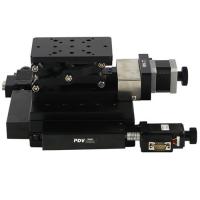 China Motorized Precision XYZ 3 Axis Linear Stage Motorized Microscope Stage for sale