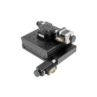 China Aluminum Alloy Optical XY Motorized Rotation Stage 360 Degree for sale