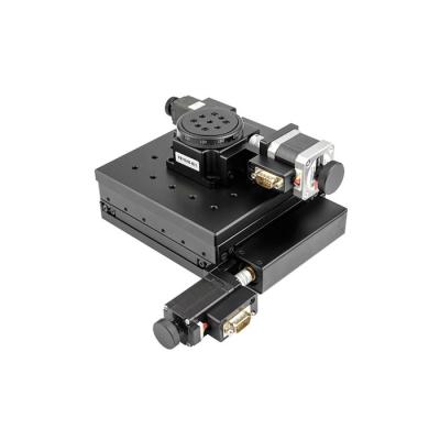 China Aluminum Alloy Optical XY Motorized Rotation Stage 360 Degree for sale