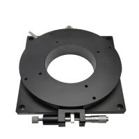China Quick Adjustment Manual Rotary Stage Hollow Turntable for sale